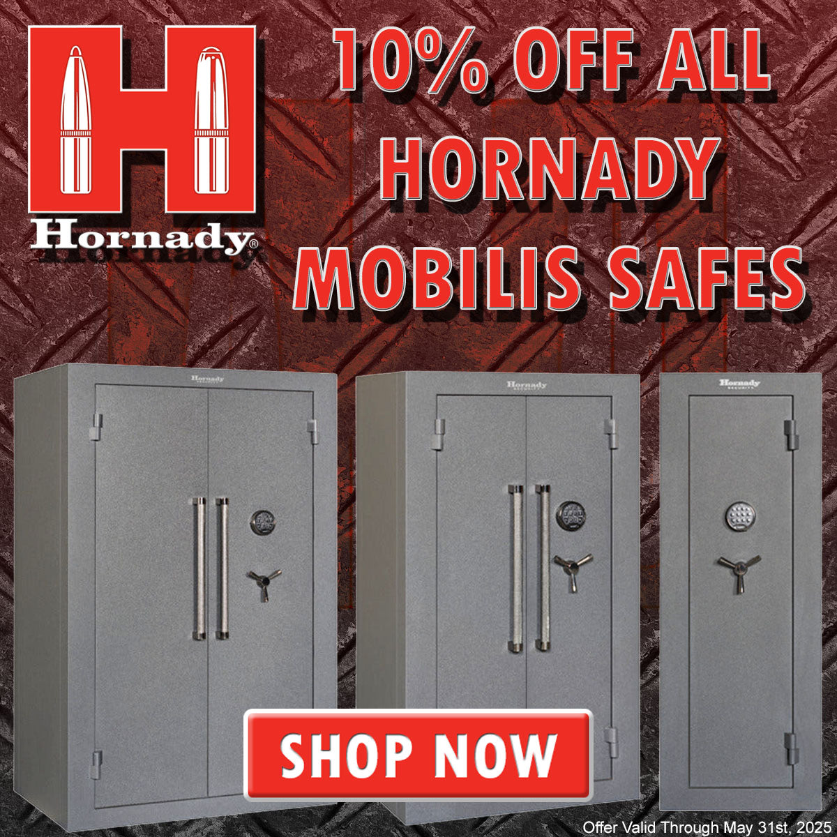 Hornady 95071 Mobilis Double Door Modular Gun Safe - Safe and Vault ...