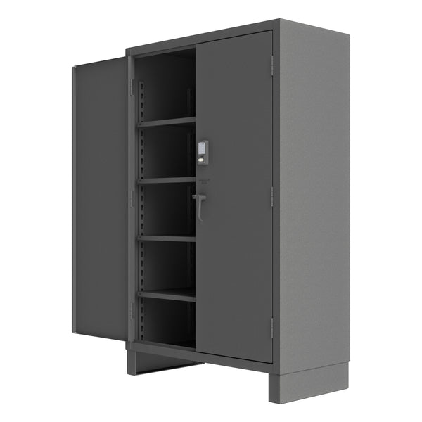 Durham 3703CX-BLP4S-95 14-Gauge Security Access Control Cabinet with 4 ...