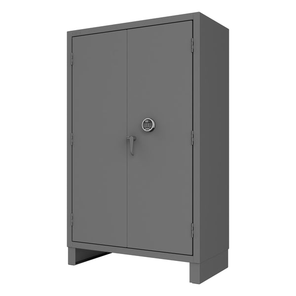 Durham 3703PL-4S-95 14-Gauge Security Access Control Cabinet with 4 Sh ...