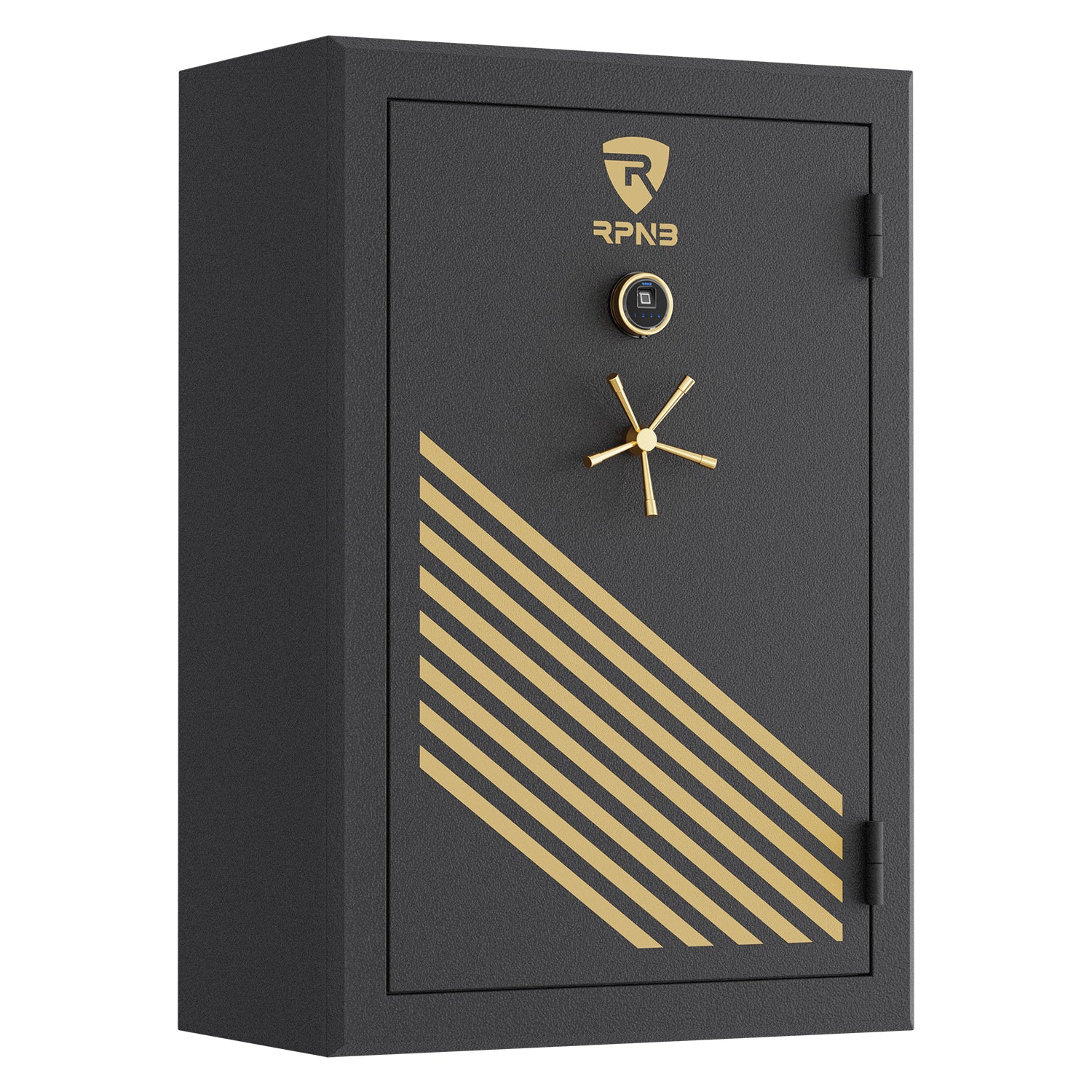 RPNB RPFS45-B 45 Gun Fireproof Biometric Gun Safe Black - Safe and ...