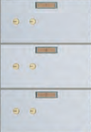American Vault 511-3 Safe Deposit Boxes 5 Openings 5" x 10" - Safe and ...