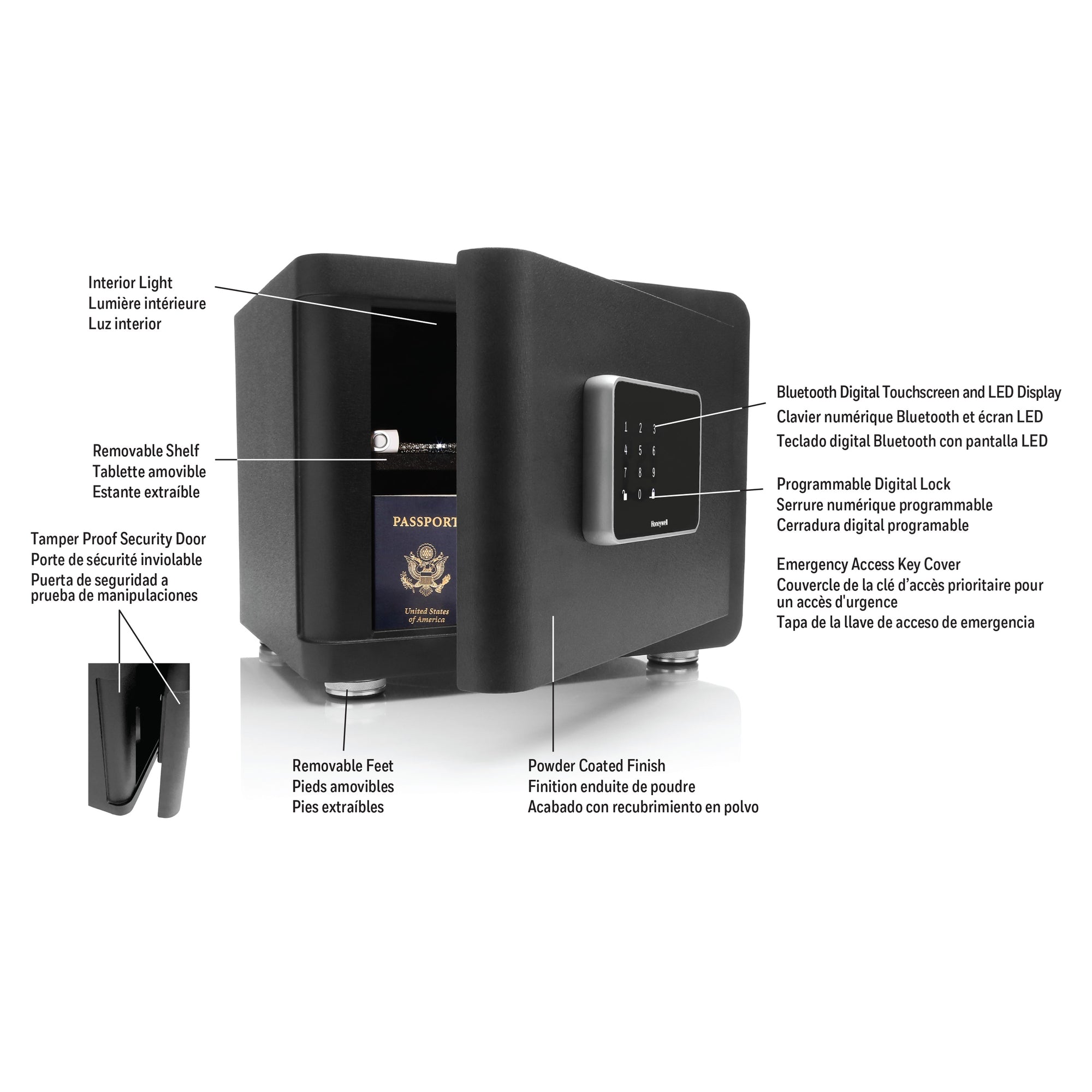 Honeywell 5403 Bluetooth Smart Security Safe - Safe and Vault Store.com