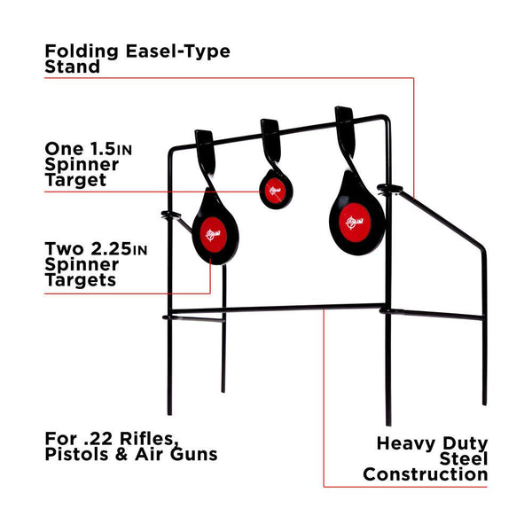 Allen 15265 EZ Aim Triple Spinner Target System Rimfire .22 Cal - Safe ...