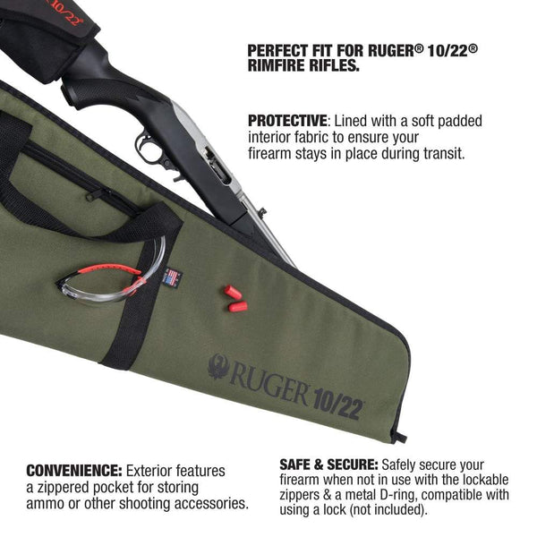 Allen 283-40 Ruger 10/22 Rifle Case Olive 40" - Safe and Vault Store.com