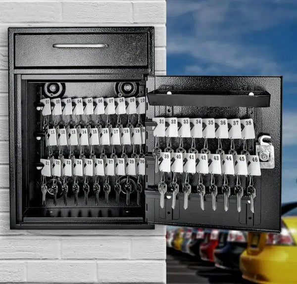 Mail Boss Key Boss Locking Security Key Drop Box (105 Keys) - Safe and ...