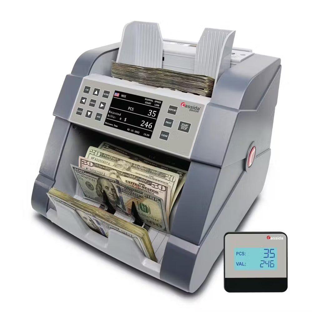 Cassida 8800R Mixed Denomination Bill Reader - Safe and Vault Store.com