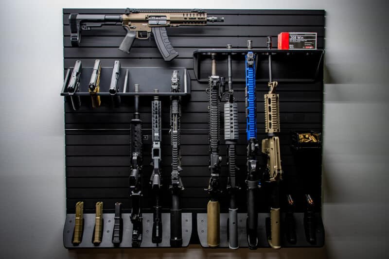 Tactical Walls ModWall Vertical Rifle Rack - Safe and Vault Store.com