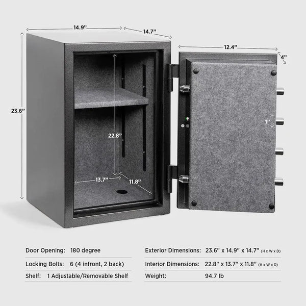 IslandSafe FNS60 FireShield Large Fireproof Safe - Safe and Vault Store.com