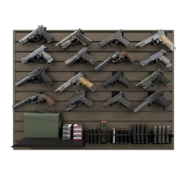 Hold Up Displays 16 Pistol Gun Wall Bundle HD109 - Safe and Vault Store.com