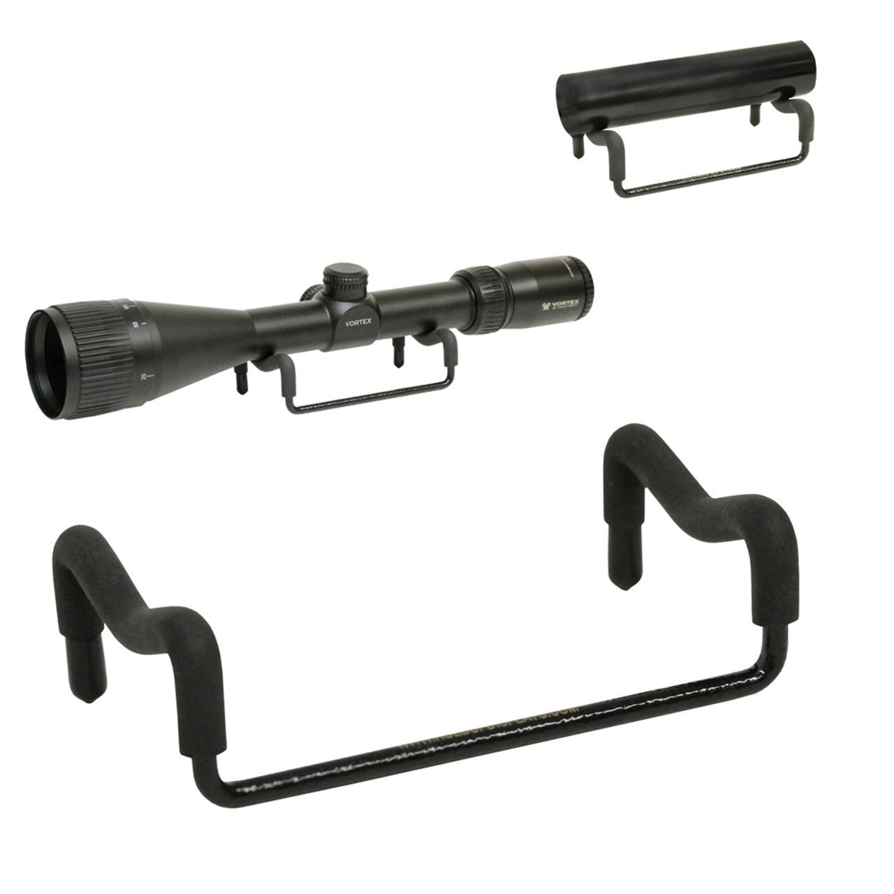 Hold Up Displays HD67 Scope & Suppressor Holder - Safe and Vault Store.com