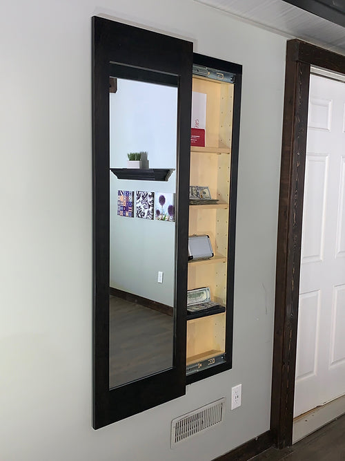 Go Secret Storage Full Length Sliding Concealment Mirror - Safe and ...