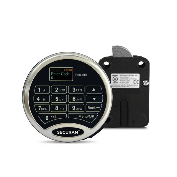 Securam ProLogic L02 Multi-User Digital Electronic Lock Chrome - Safe ...