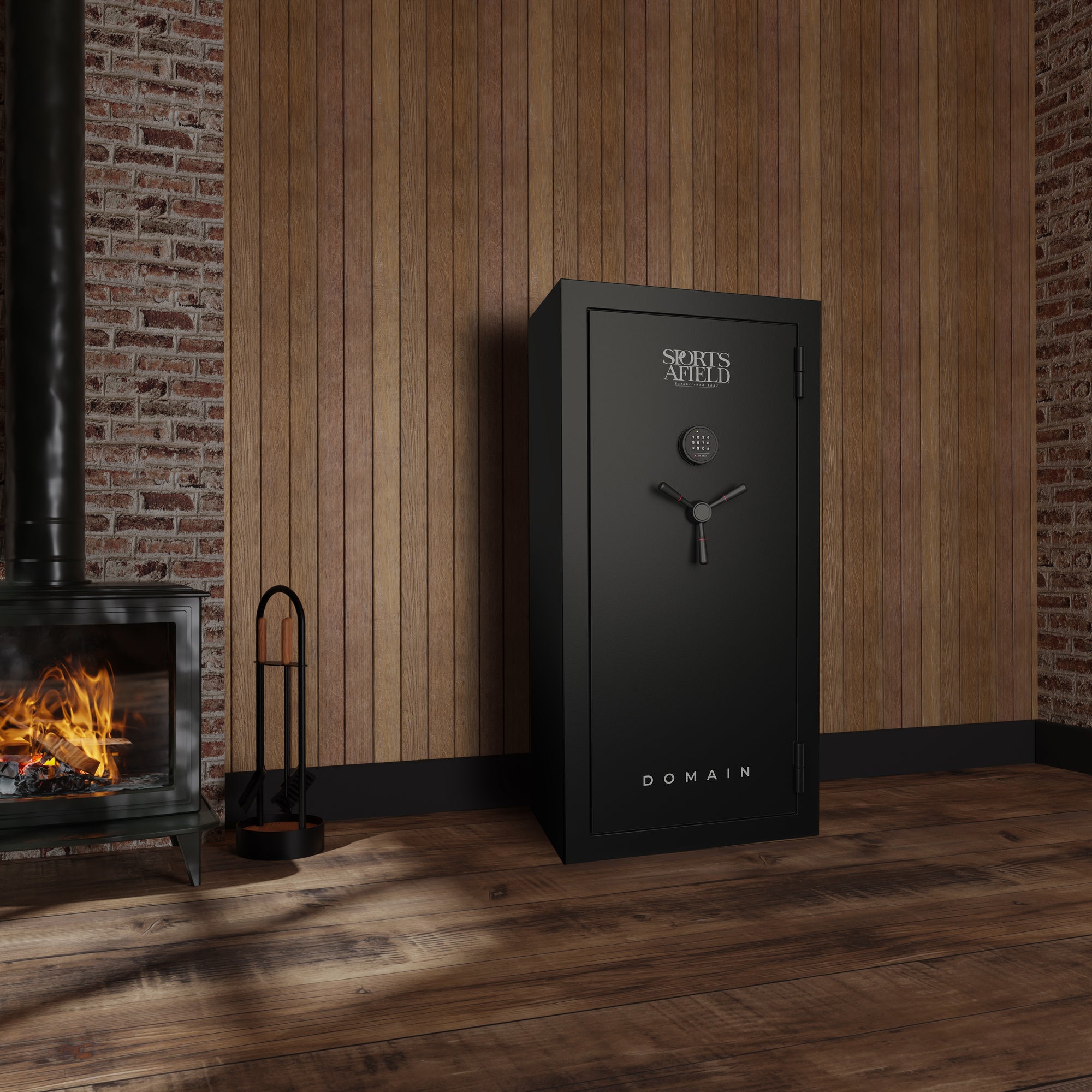 Sports Afield SA5530DOM-H Domain Series Gun Safe - 30 Guns - Safe and ...