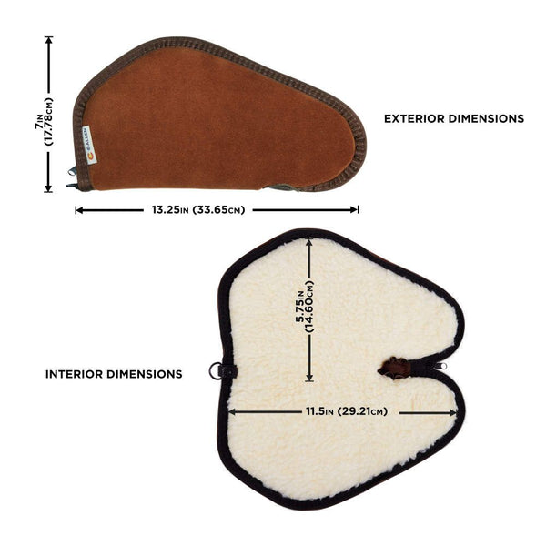 Allen 86-11 Suede Handgun Case 11" - Safe and Vault Store.com