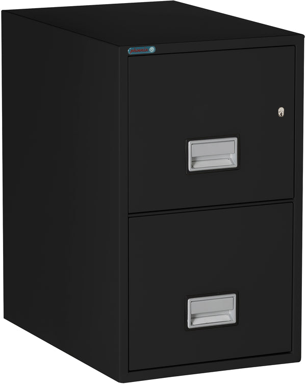 Phoenix Safe LTR2W25 25" 2 Drawer Letter Size Vertical Fire File ...