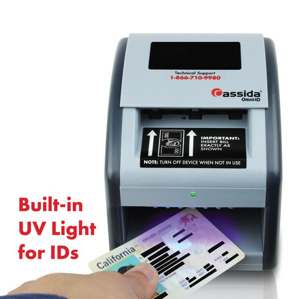 Cassida Omni-ID Counterfeit Detector with UV Identification and Verifi ...