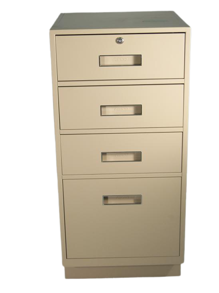 Fenco F-212 Pedestal Unit with 3 Box Drawers and 1 Legal Drawer - Safe ...