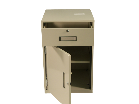 Fenco F-603 Lowboy Pedestal Unit with Locking Box Drawer - Safe and ...