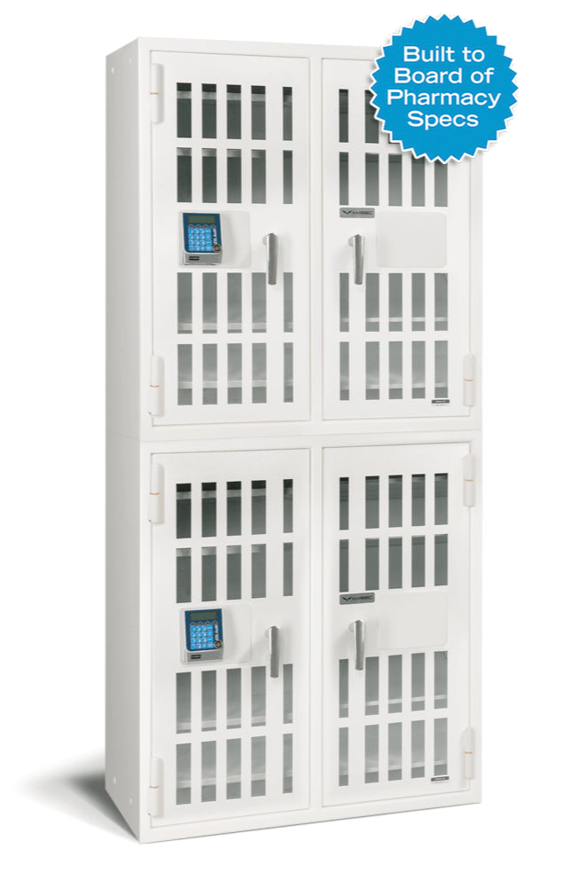 AMSEC NARCO8336 Four Door Narcotics Pharmacy Safe with 24 Shelves ...