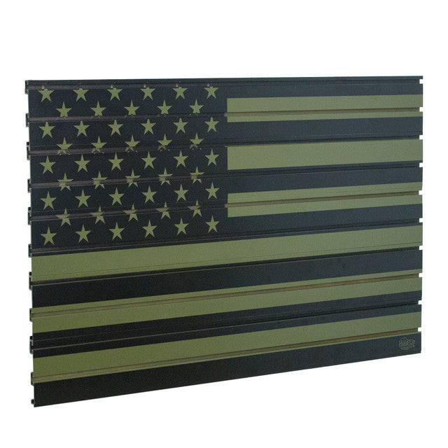 Hold Up Displays American Flag Gun Wall Olive Drab Green HD93-GF - Safe ...