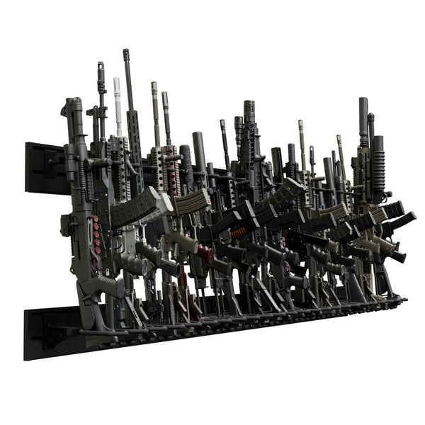 Hold Up Displays HD108 Ultimate Rifle Rack Slatwall Display - Safe and ...