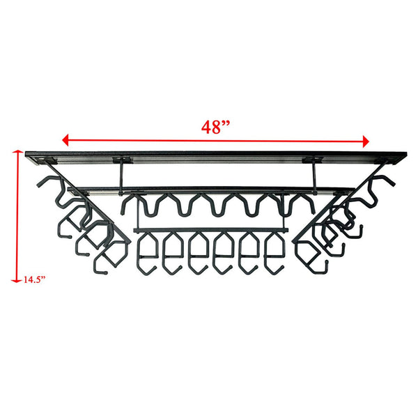 Hold Up Displays Heavy-Duty Display Hooks - 3-Prong Slatwall Hangers (3 ...