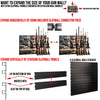 Hold Up Displays American Flag Gun Wall Bundle for 6 Rifles and 6 Pist ...