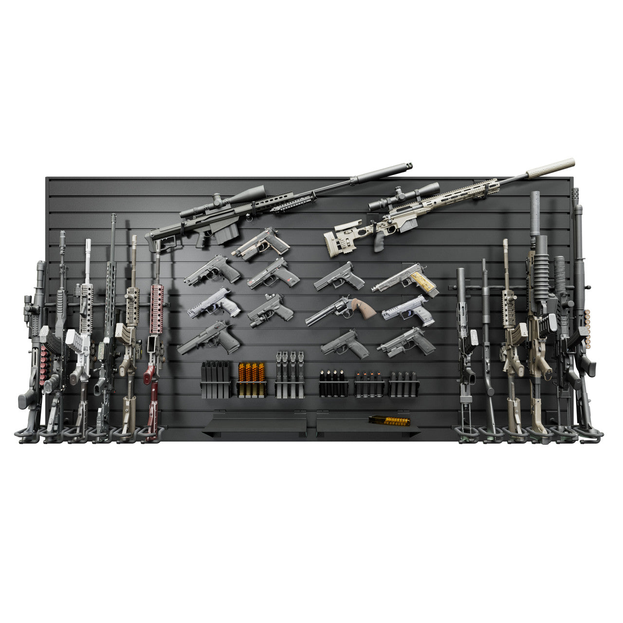 Hold up Displays Tactical Wall Display Package HD107 - Safe and Vault ...