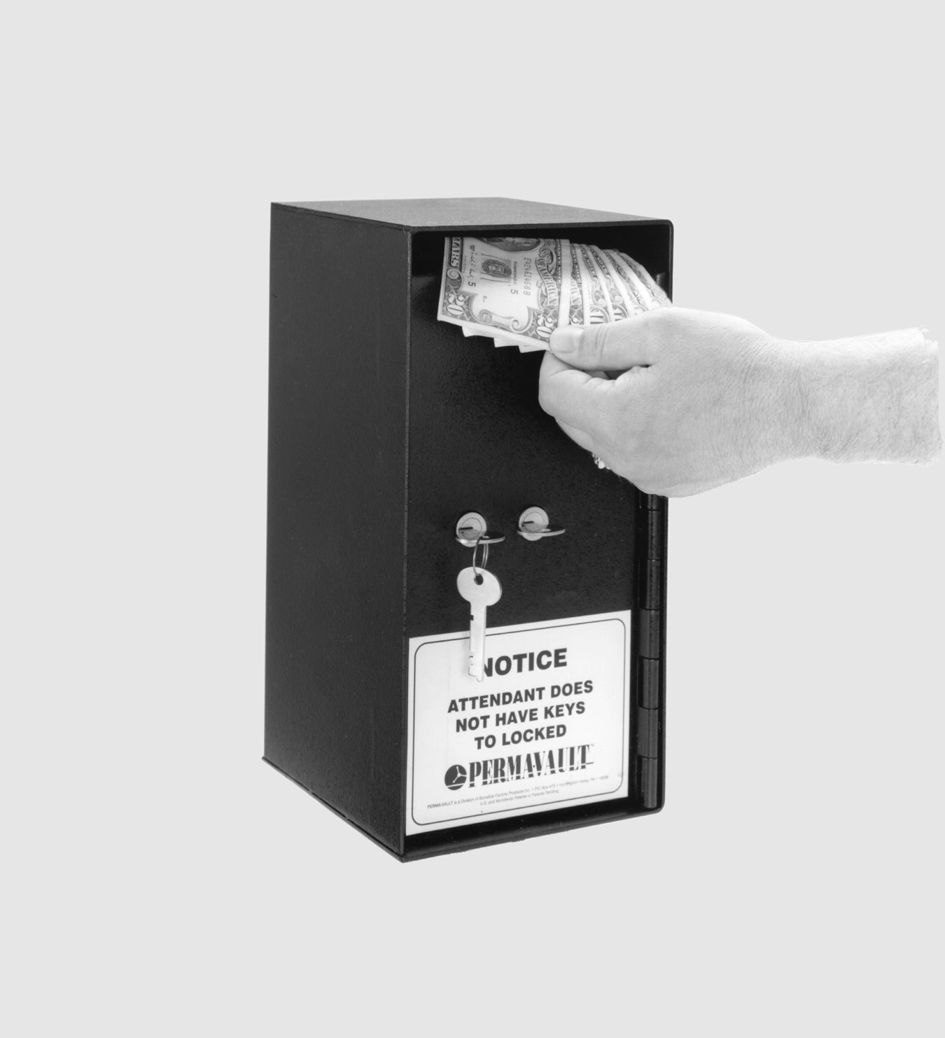 Perma-Vault PRO-SS-12 Under Counter Drop Box - Safe and Vault Store.com