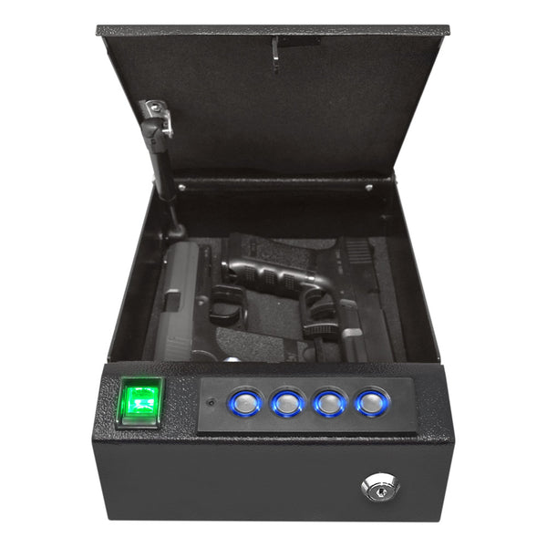 Stealth Top Vault TV1 Quick Access Biometric Pistol Safe - Safe and ...