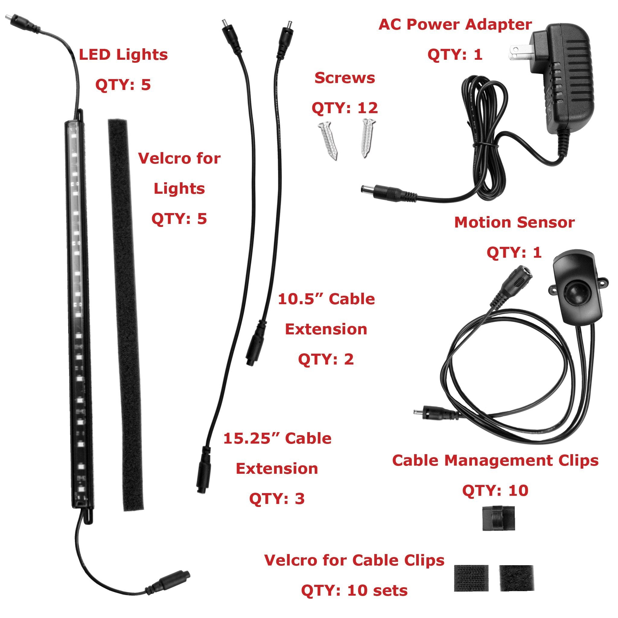 Tracker LK-5000 LED Light Kit with Motion Sensor - Safe and Vault Store.com