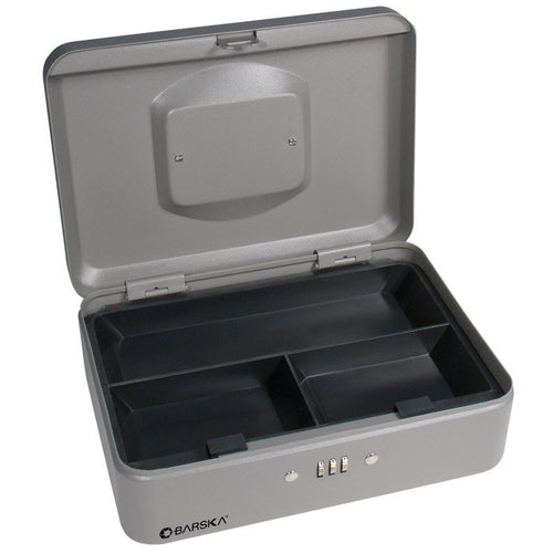 Barska CB11786 10" Cash Box with Combination - Safe and Vault Store.com