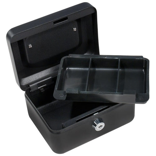 Barska CB11828 6" Cash Box with Key Lock - Safe and Vault Store.com