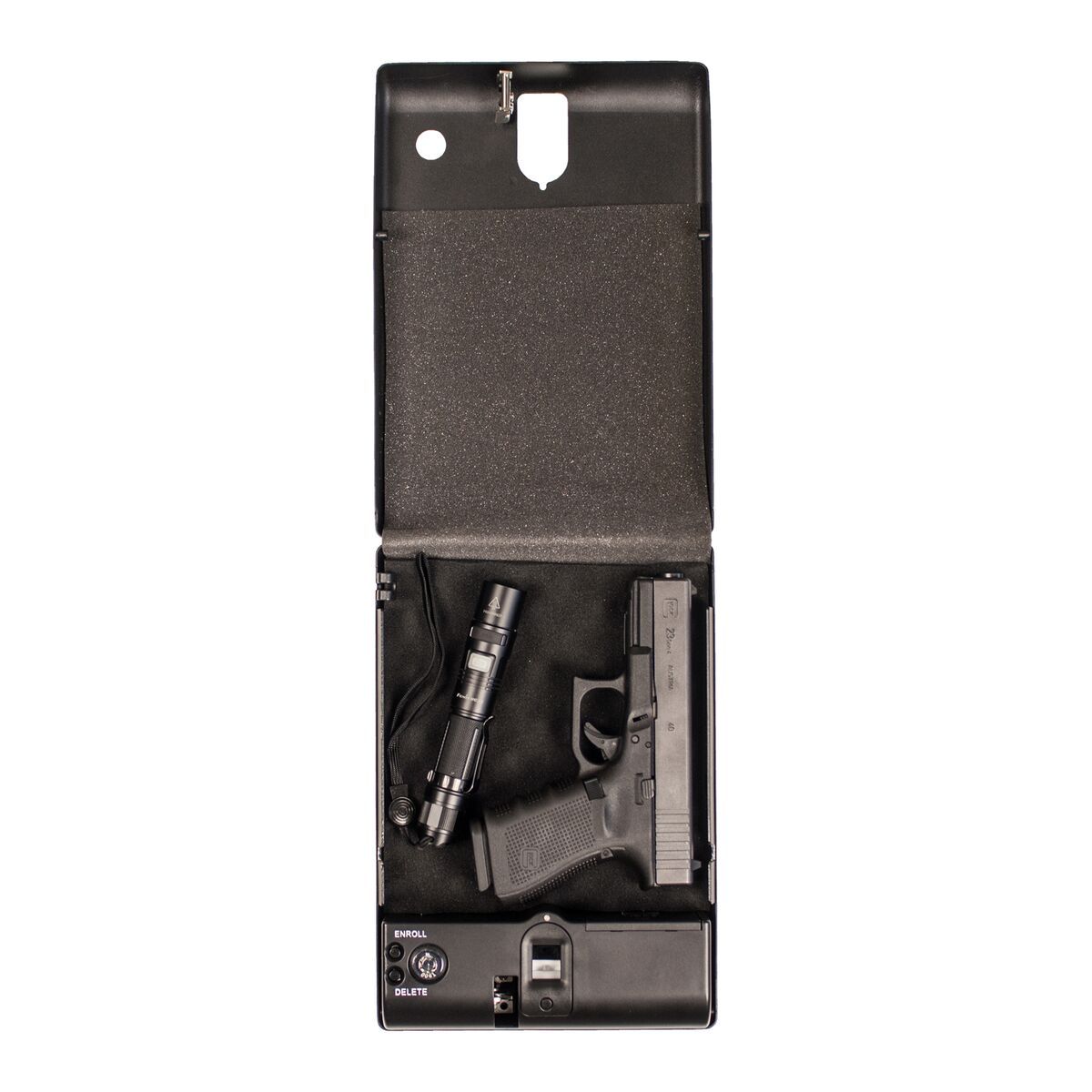 Tracker SPS-03B Small Pistol Safe with Biometric Lock - Safe and Vault ...