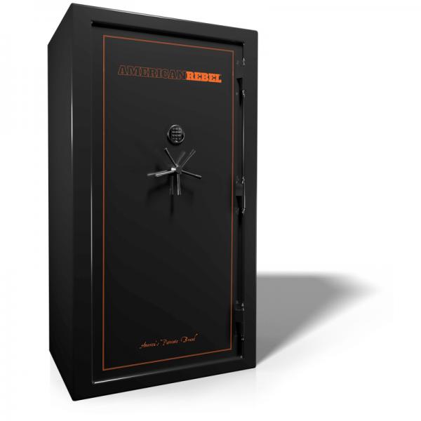 American Rebel AR-45 Black Smoke Extra Tall Gun Safe with Digital Lock ...