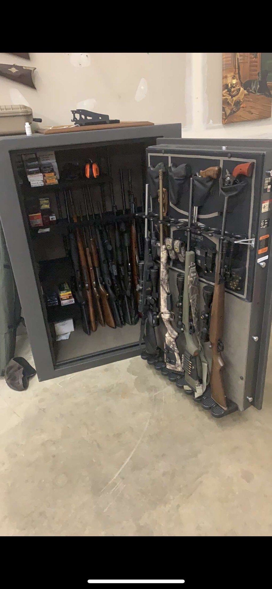 Browning HG49 HAWG Gun & Rifle Safe - Hammer Gloss Gray - Safe and ...