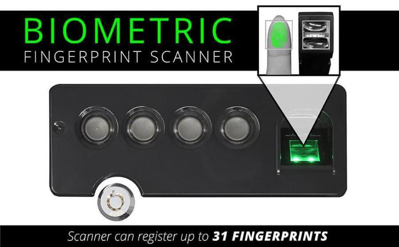 Stealth Biometric Handgun Hanger Safe - Safe and Vault Store.com