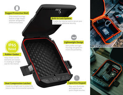 Vaultek LifePod Secure Waterproof Travel Case - Safe and Vault Store.com