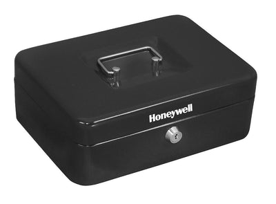 Honeywell 6202 Key Locking Steel Cash Box with Removable Tray - Safe ...