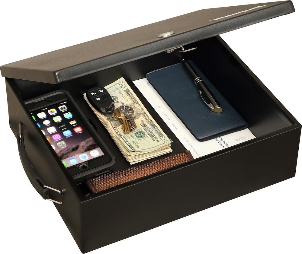 Honeywell 6209 Large Key Locking Steel Security Cash Box with Carry Ha ...