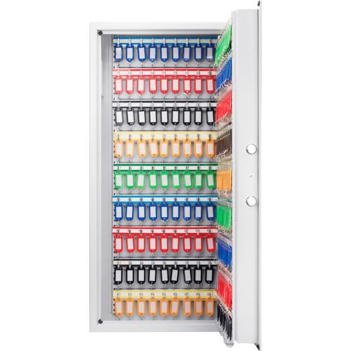 Barska AX13350 180 Keys Keypad Wall Key Cabinet White - Safe and Vault ...