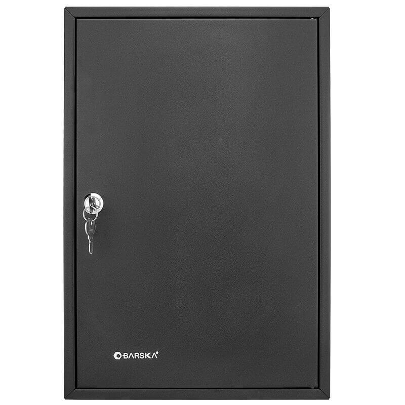 Barska CB12486 64 Keys Adjustable Key Cabinet - Black - Safe and Vault ...