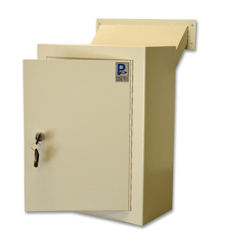 Protex MDL-170 Wall-Mount Letter Locking Drop Box with Chute - Safe and ...