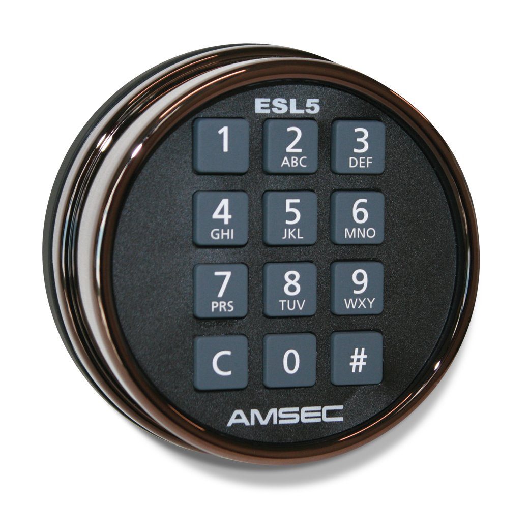 AMSEC ESL5 Illuminated Electronic Lock - Safe and Vault Store.com