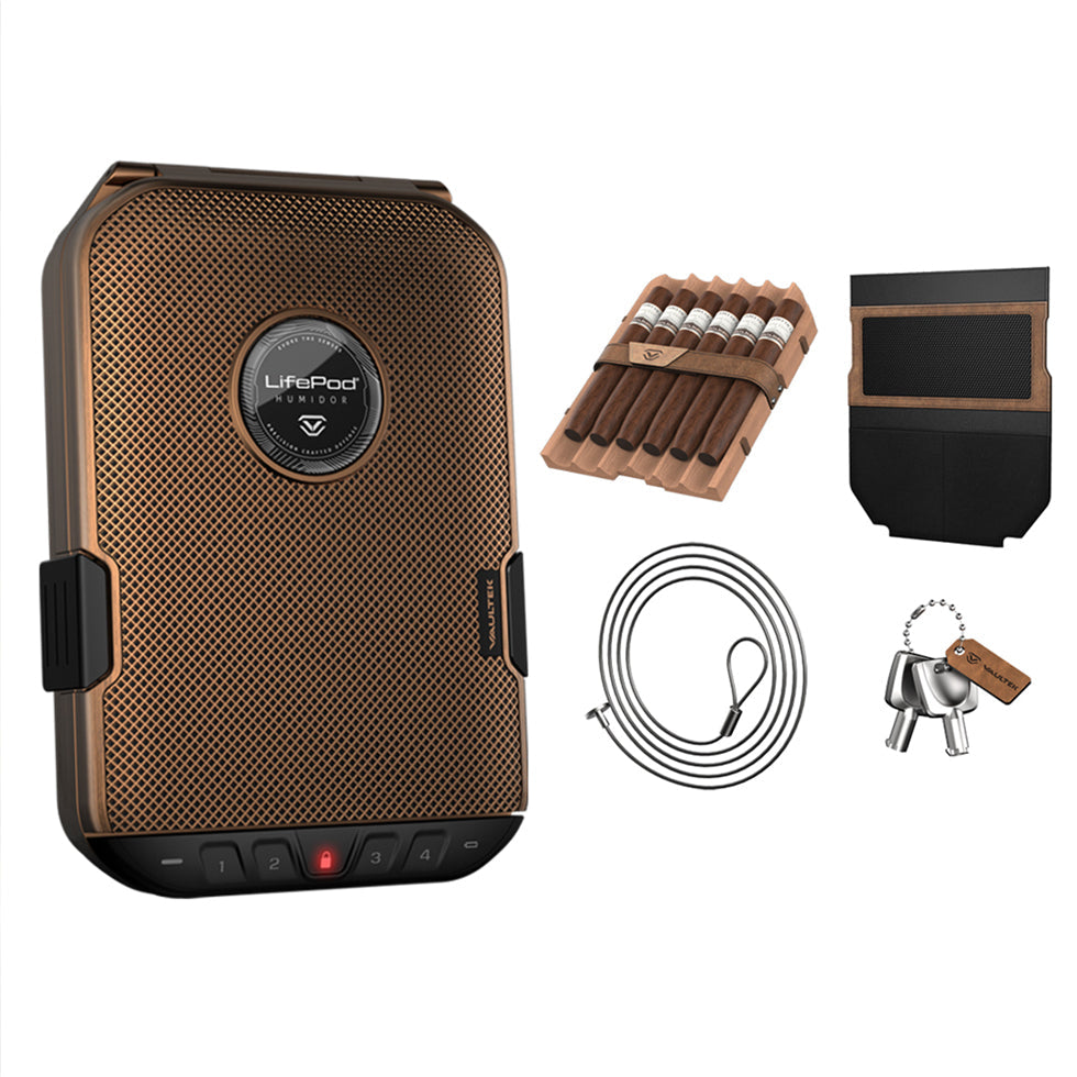 Vaultek Lifepod Humidor with Built-in Lock System LH10 - Safe and Vault ...
