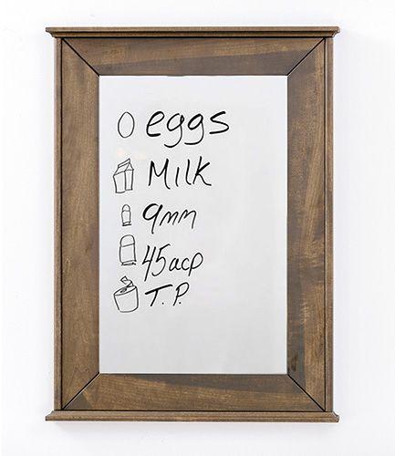 Tactical Walls 1420M Hinged Concealment Dry Erase Board with Magnetic ...