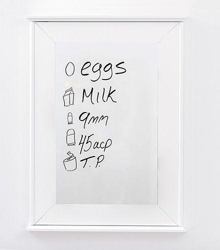 Tactical Walls 1420M Hinged Concealment Dry Erase Board with Magnetic ...