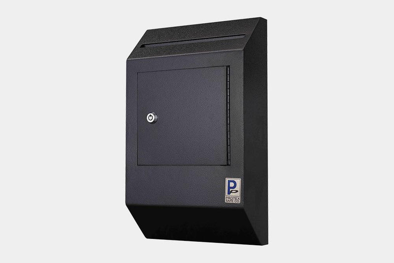 Protex WDB-110 Wall Mount Locking Payment Drop Box - Safe and Vault ...