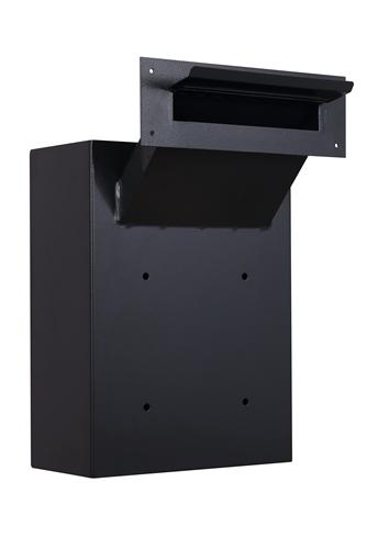 Protex WDC-160-Black Wall-Mount Locking Drop Box with Chute - Safe and ...