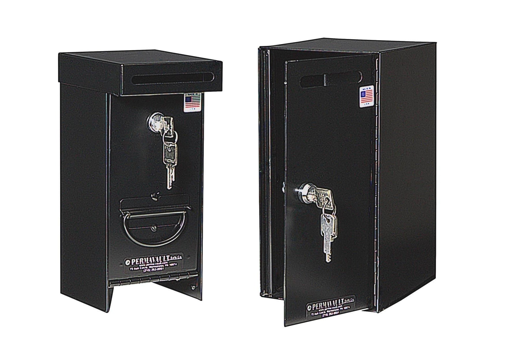 Perma-Vault PRO-1150 Twice-As-Safe Drop Box with Security Cam Lock ...